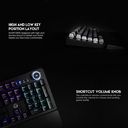 Gaming Mechanical keyboard Fantech MK853 Max Power BLUE or RED SWITCH ...