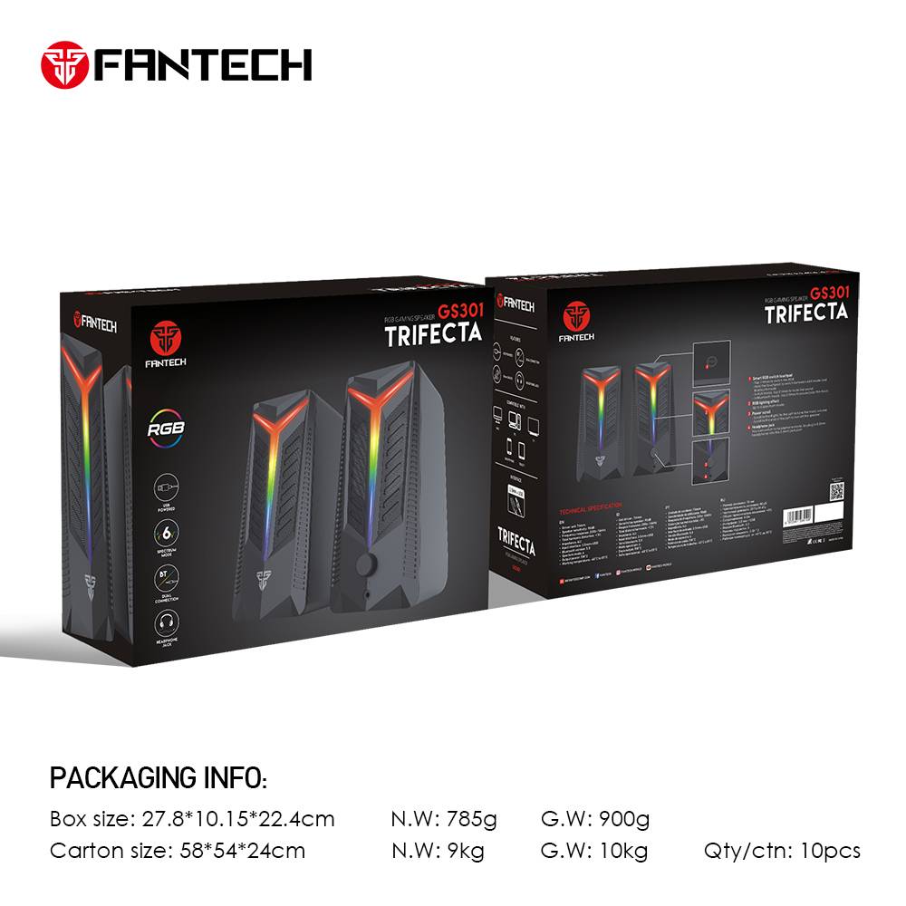 FANTECH (GS301)-GAMING SPEAKER