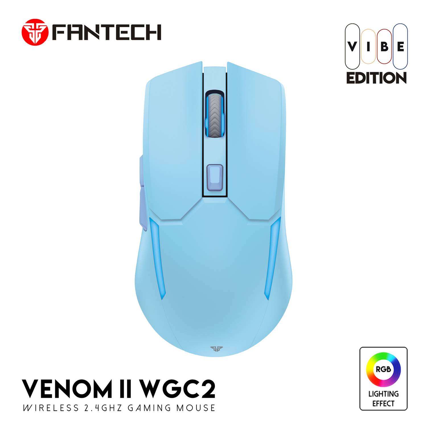 Fantech WGC2 Venom II / WGC5 BLAKE Rechargeable Wireless Gaming Mouse ...