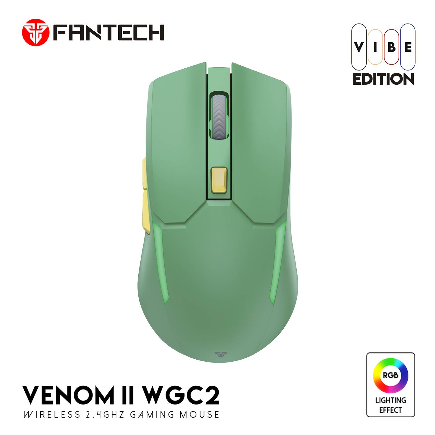 Fantech WGC2 Venom II / WGC5 BLAKE Rechargeable Wireless Gaming Mouse ...