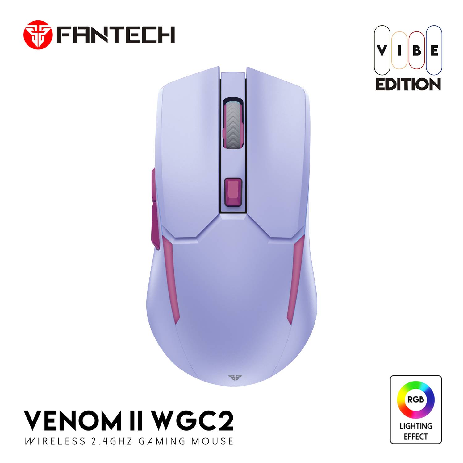 Fantech WGC2 Venom II / WGC5 BLAKE Rechargeable Wireless Gaming Mouse ...