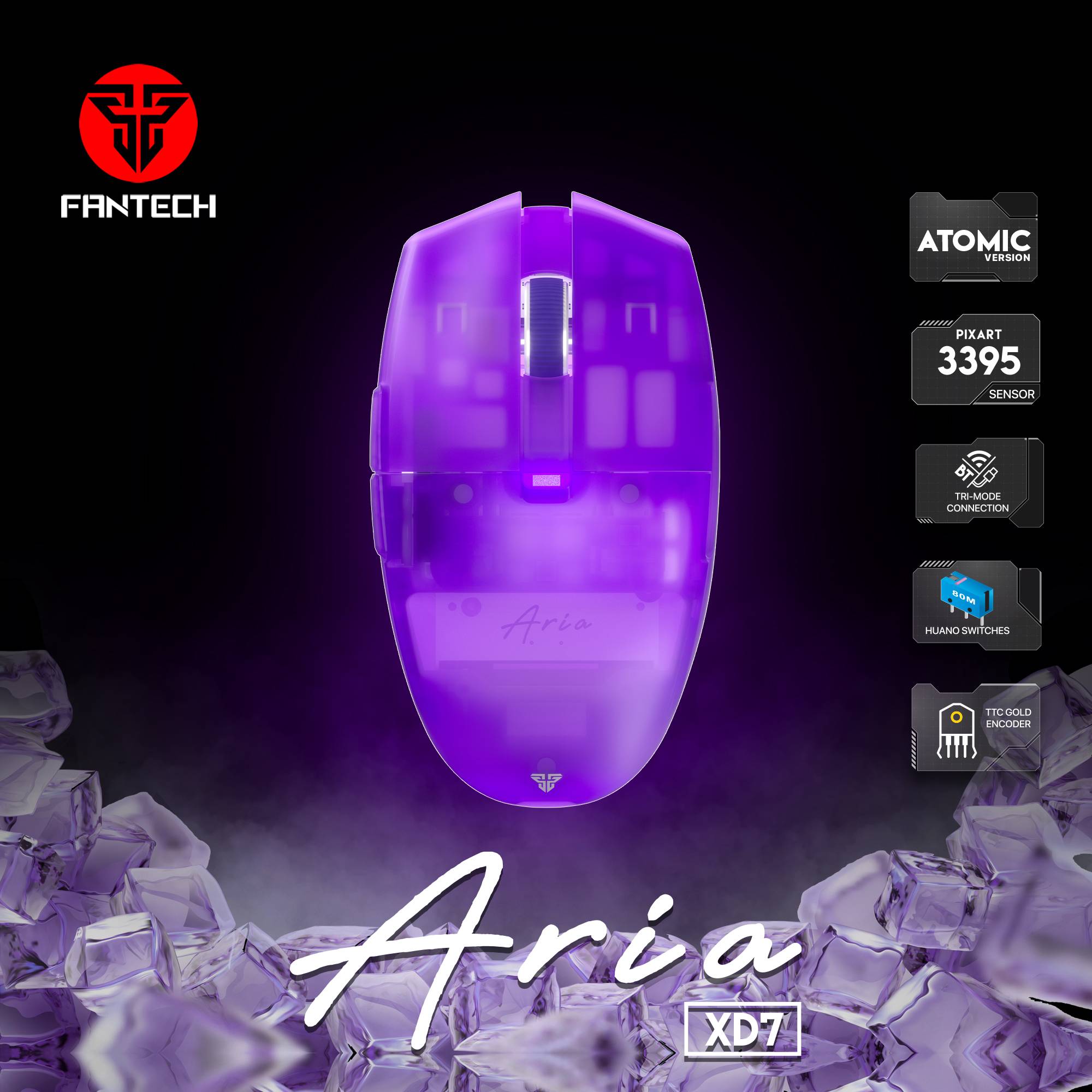 FANTECH ARIA XD7 SUPER LIGHTWEIGHT GAMING MOUSE
