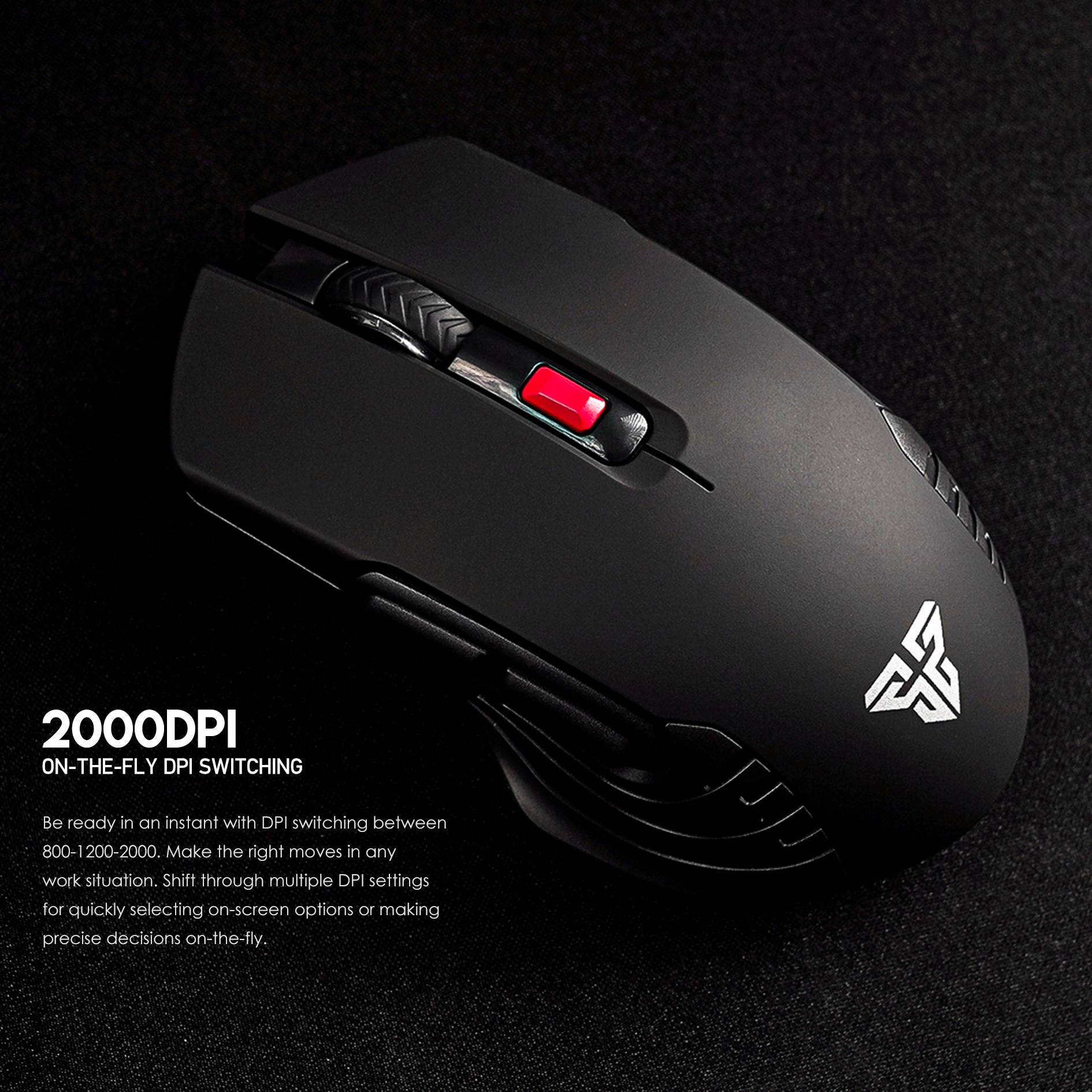 Fantech Raigor III WG12 Gaming Mouse with 2.4GHz Wireless Connection ...