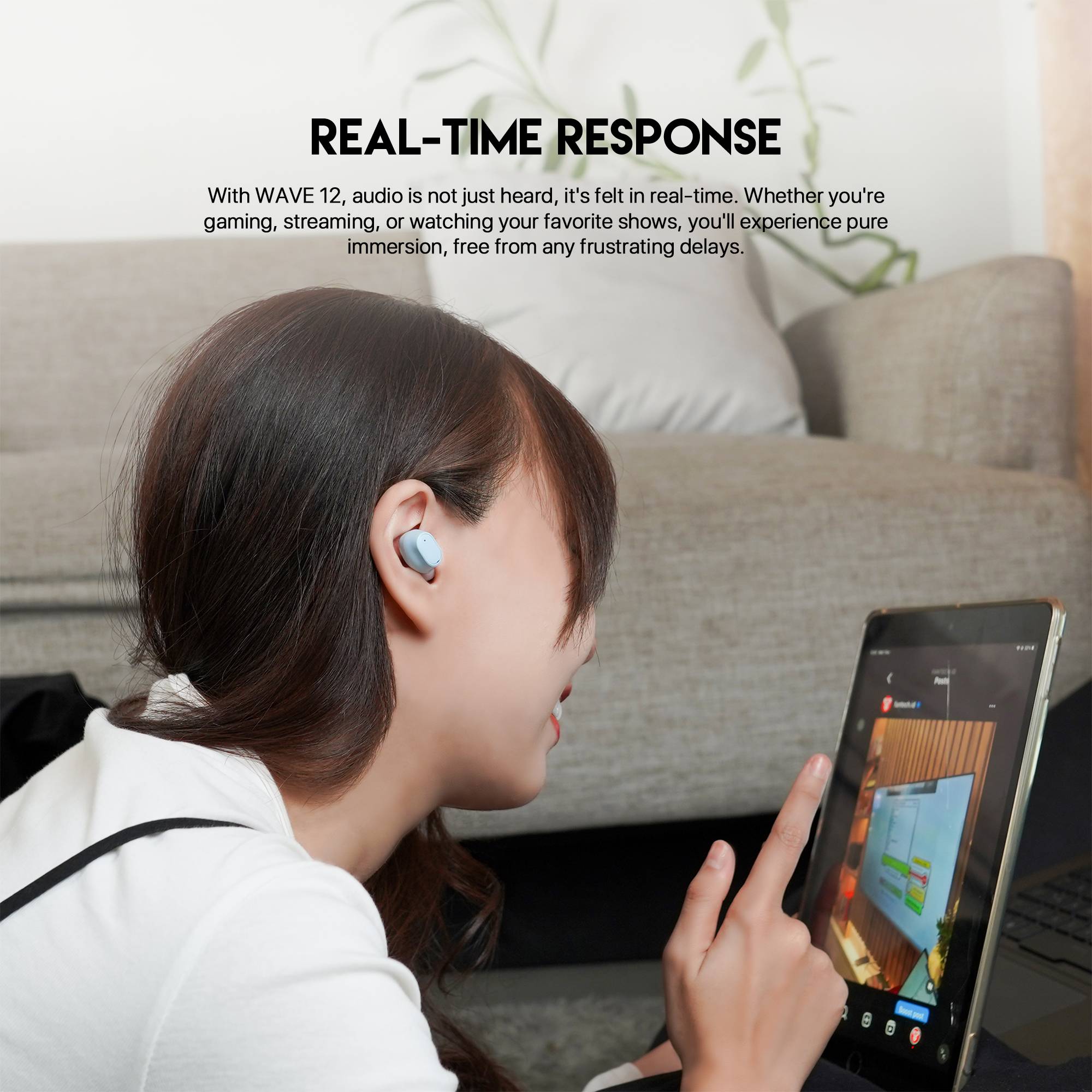 Fantech TWS Earbud Wave 12 TW12