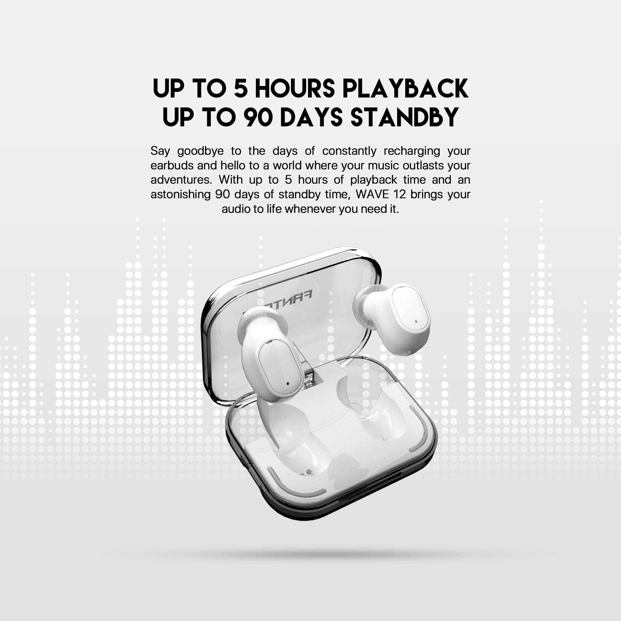 Fantech TWS Earbud Wave 12 TW12