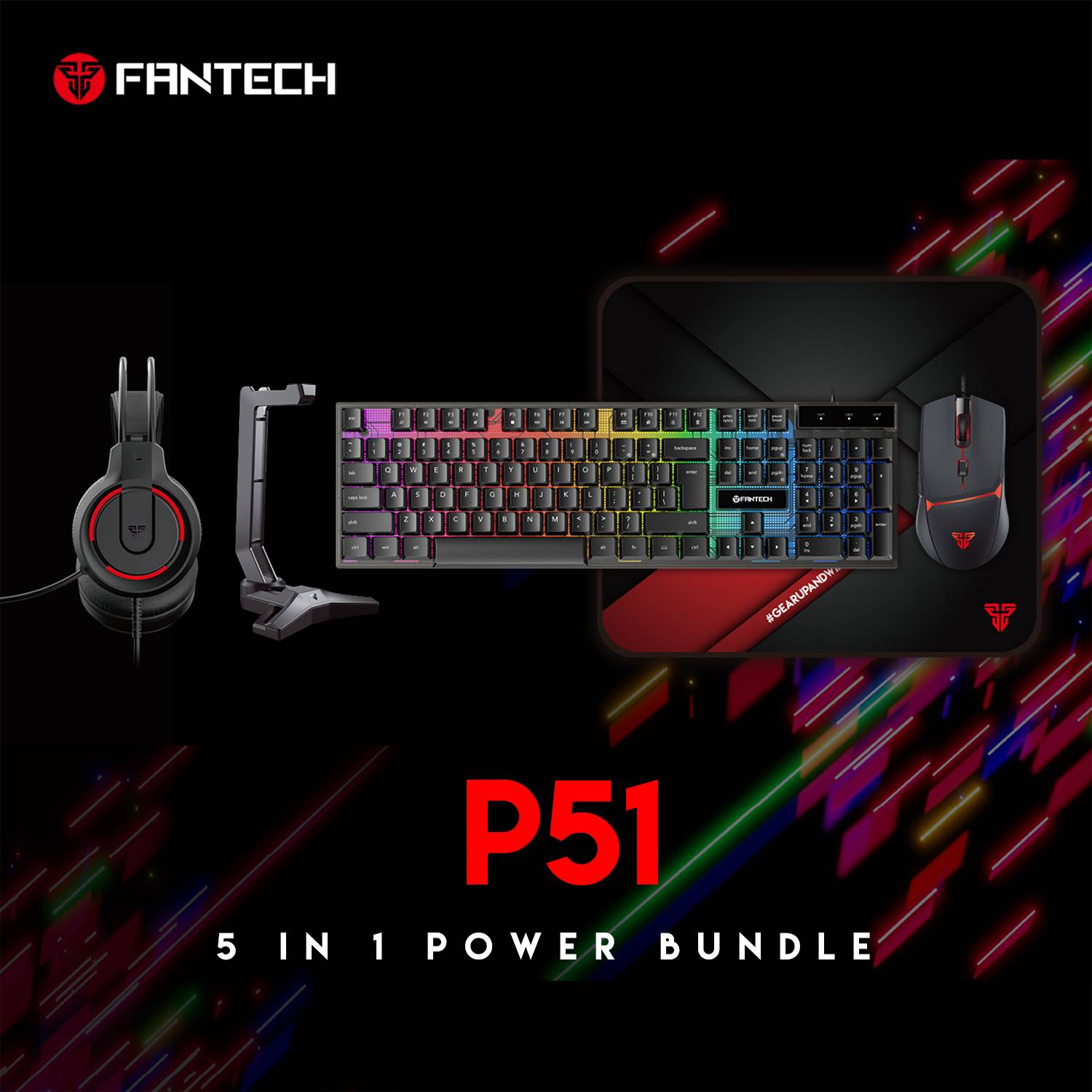 Fantech P51 5 in 1 Power Bundle Set