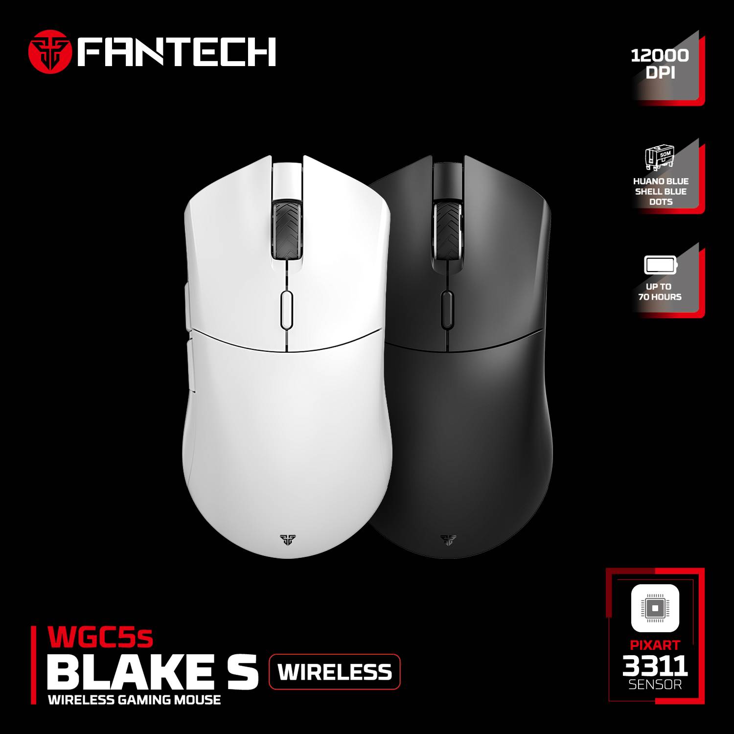 Fantech Blake WGC5 Wireless Gaming Mouse