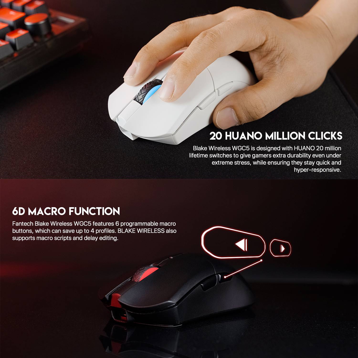 Fantech Blake WGC5 Wireless Gaming Mouse