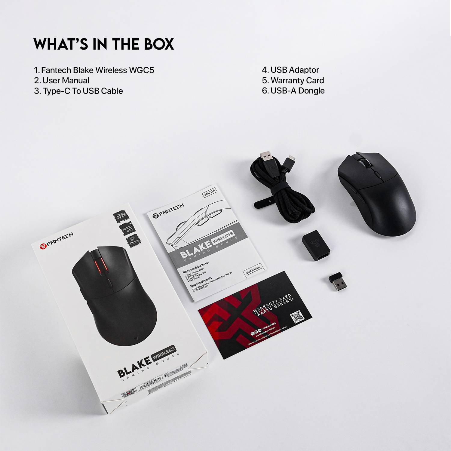 Fantech Blake WGC5 Wireless Gaming Mouse