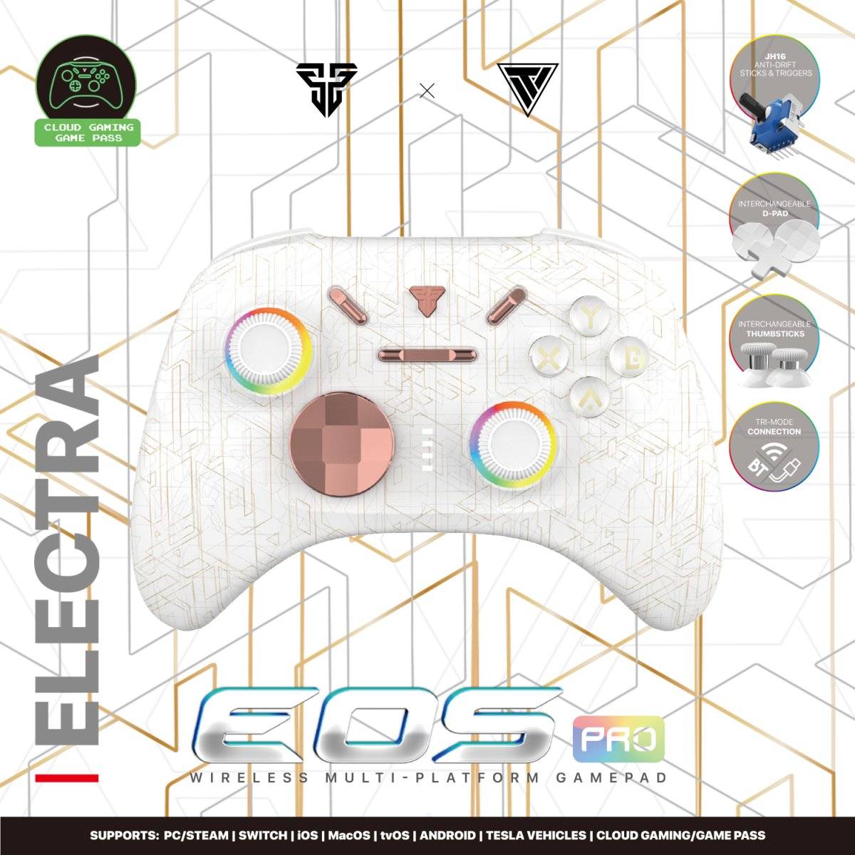FANTECH WGP15 ELECTRA EOS PRO FANTECH WIRELESS GAMING CONTROLLER