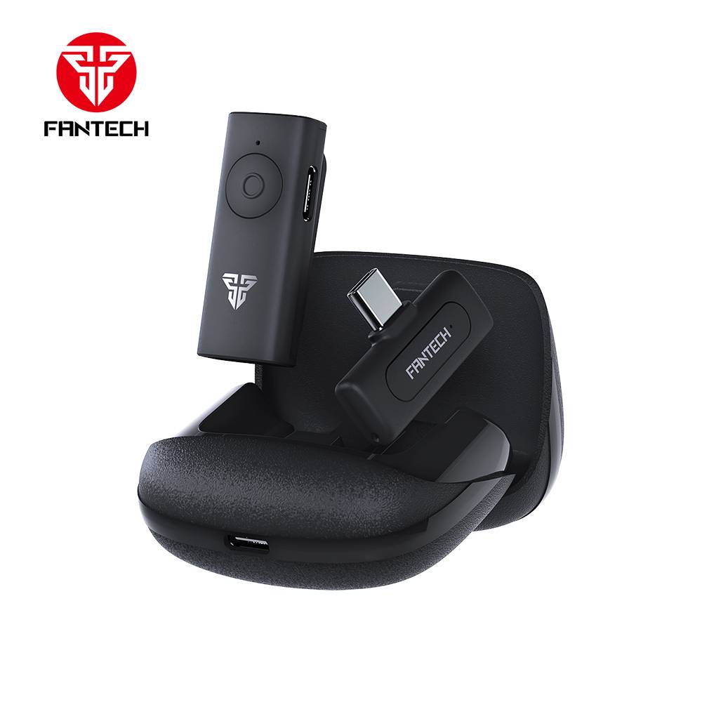 Fantech LEVIOSA AIR Microphone Wireless Lavalier Type C Lightning Dual Mic