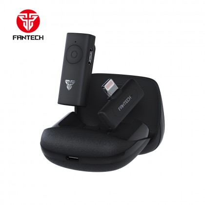 Fantech LEVIOSA AIR Microphone Wireless Lavalier Type C Lightning Dual Mic