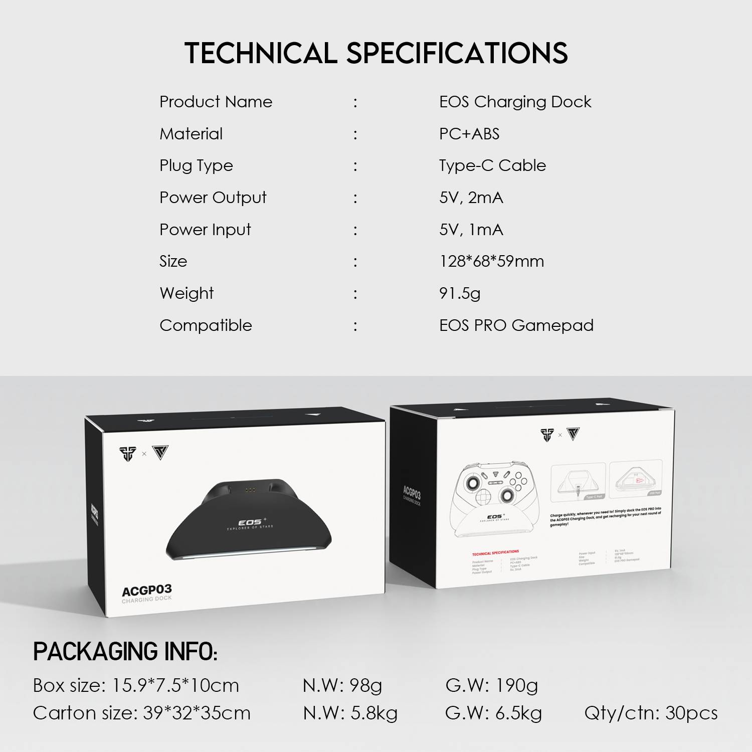 Fantech ACGP03 Charging Dock for WGP15