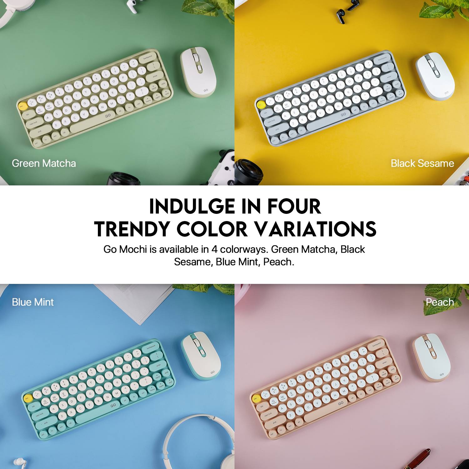 Fantech MOCHI 65Keys WK896 Wireless Keyboard Mouse Combo Set for ...