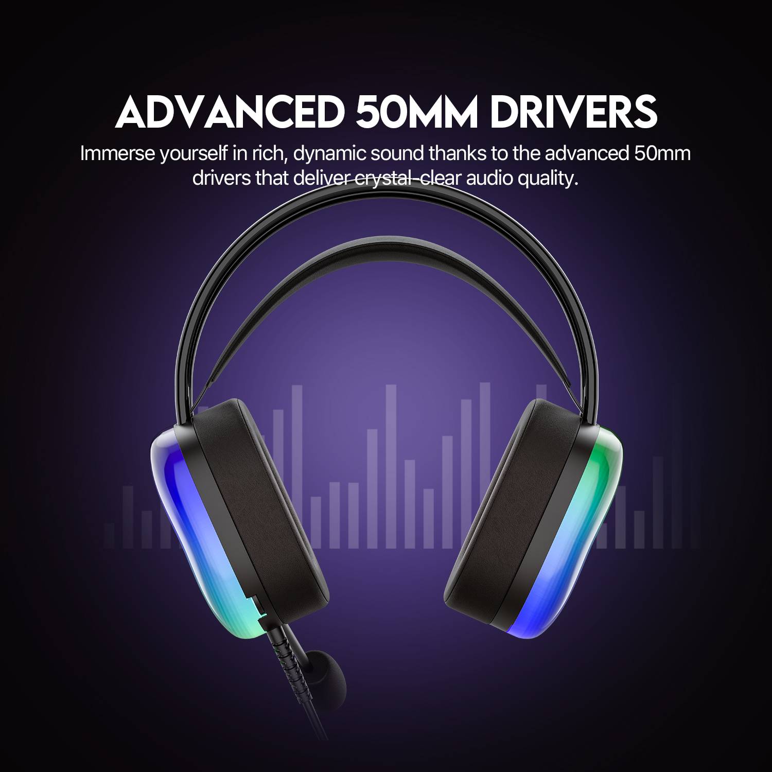 Fantech Aurora HG29 7.1 Virtual Surround Sound USB Gaming Headset RGB ...