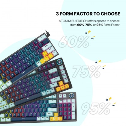 Fantech Gaming Keyboard Atom Mizu Edition