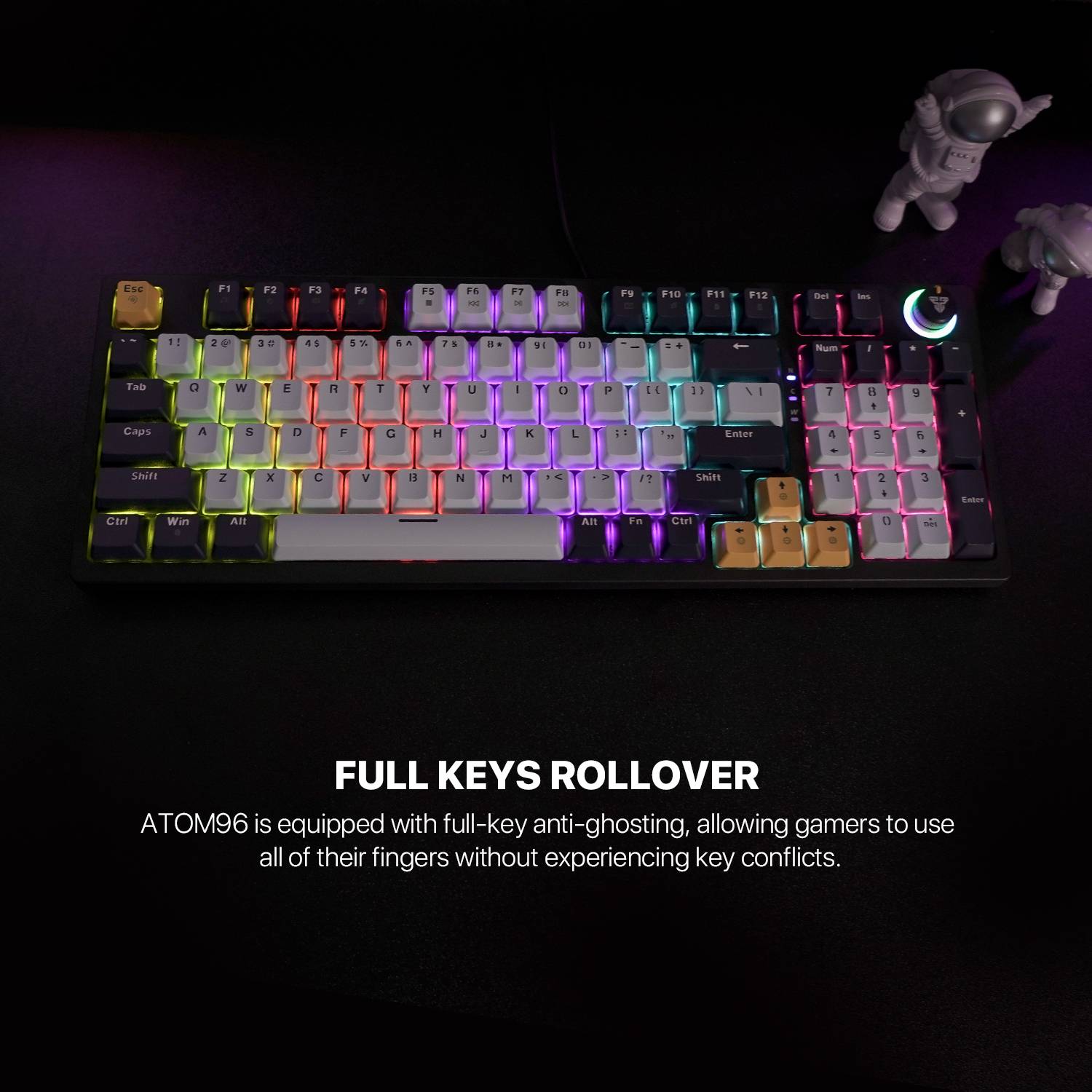 Fantech Gaming Keyboard Atom Mizu Edition