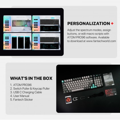 Fantech Gaming Keyboard Atom Pro Stellar Edition