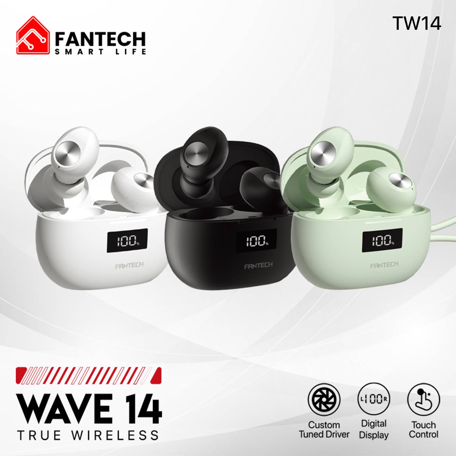 Fantech TWS Earbud Wave 14