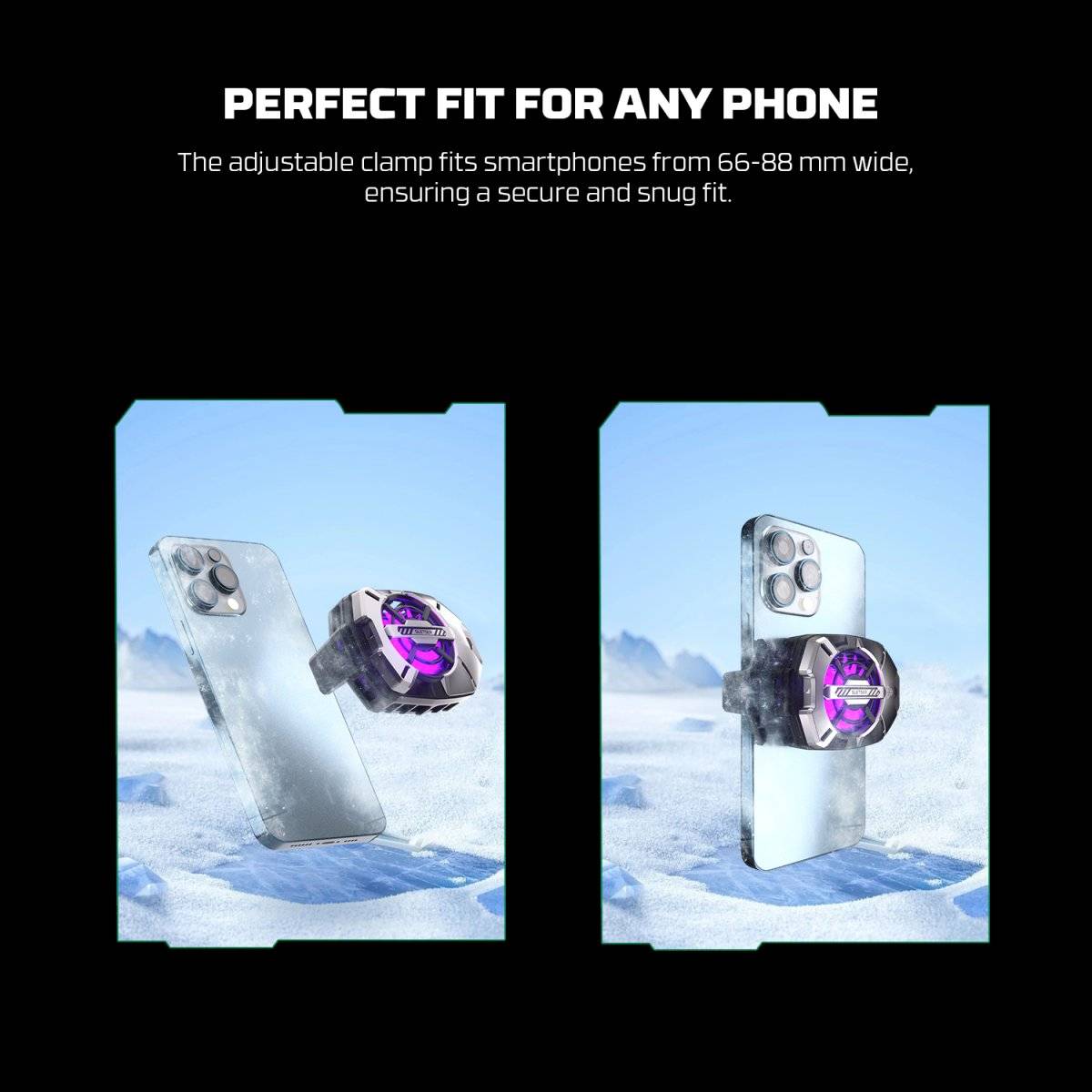 Fantech Phone Fan Cooler HP Gaming Magnetic Glacier MAX PC10 PCM10 for ...