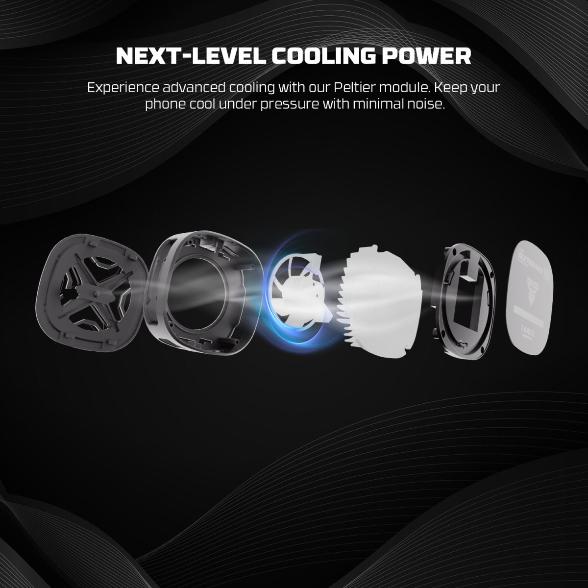 Fantech Phone Fan Cooler HP Gaming Magnetic Glacier MAX PC10 PCM10 for ...
