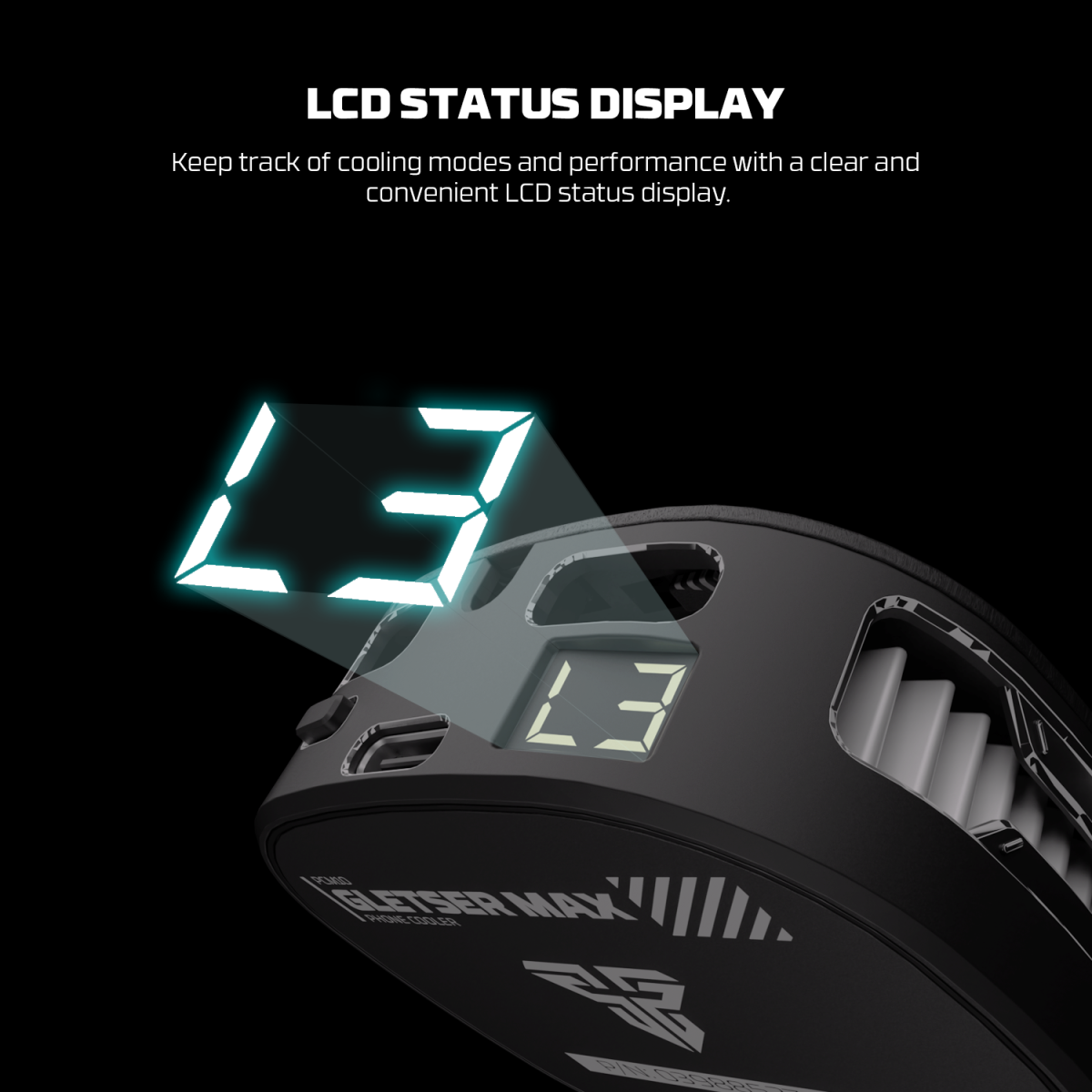 Fantech Phone Fan Cooler HP Gaming Magnetic Glacier MAX PC10 PCM10 for ...