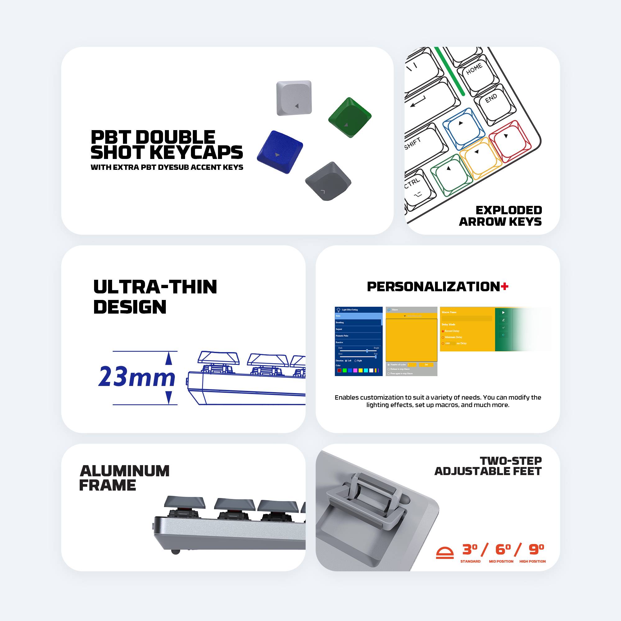 Fantech Super Maxfit Air83 and Air99 Wireless Bluetooth Mechanical ...
