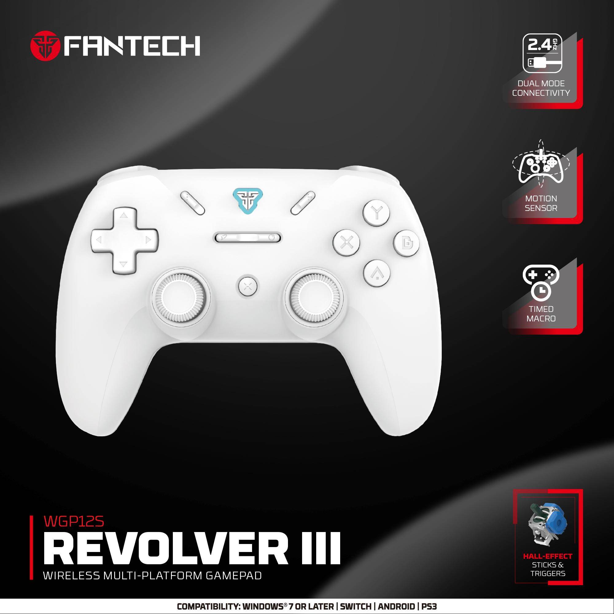 Fantech WGP12S Revolver III Wireless Gamepad Controller Joystick for PC ...