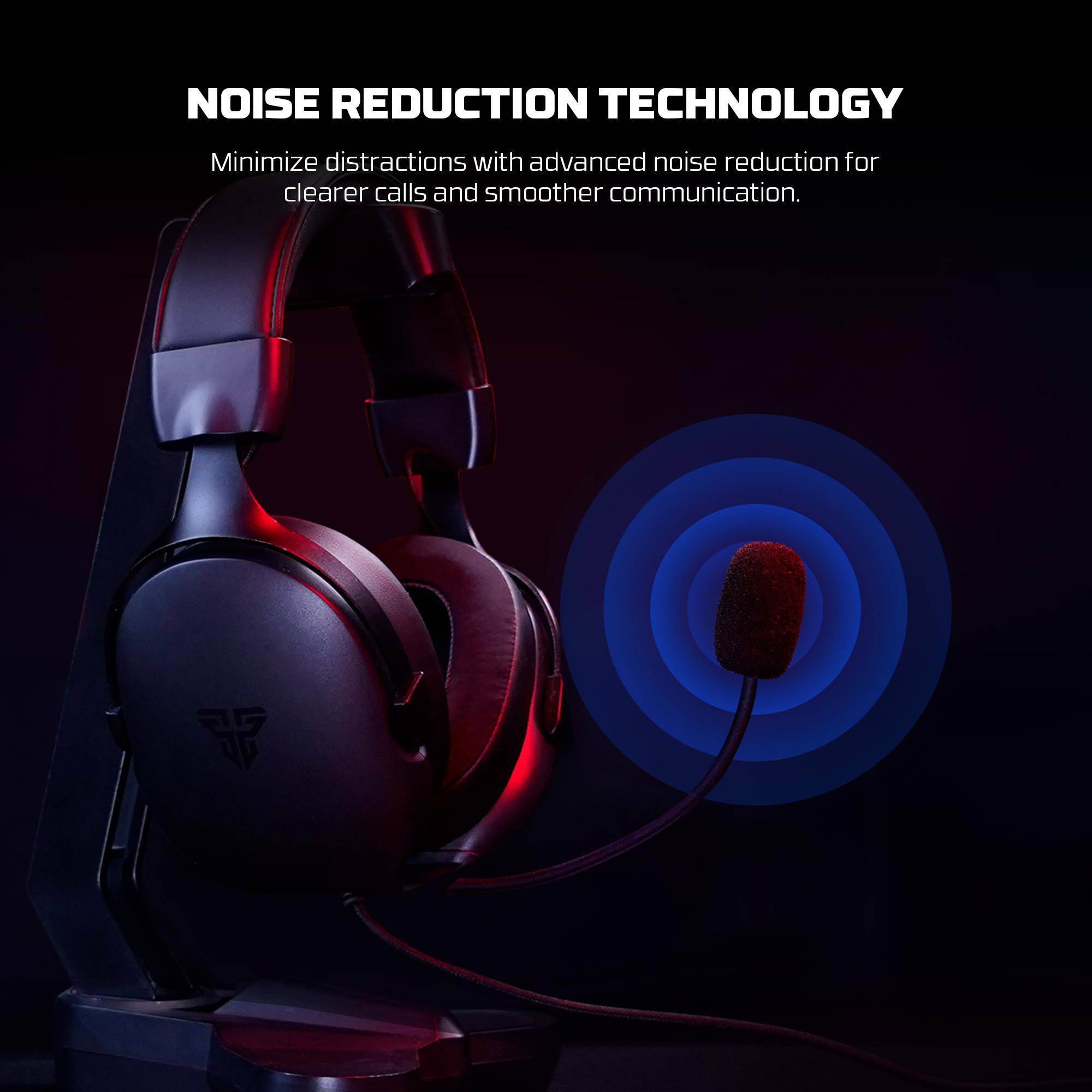 FANTECH MH92 Headset Gaming 50mm Driver Sesuai untuk PC/PS4