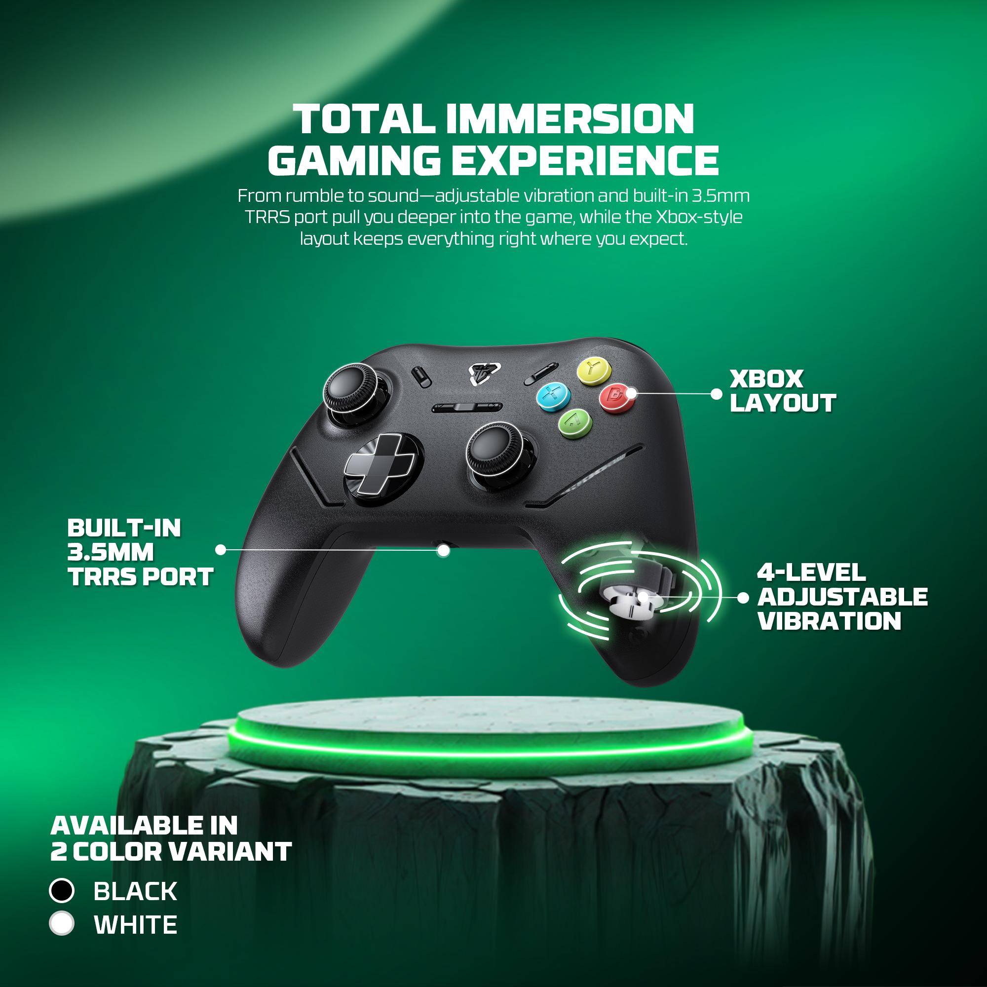 Fantech SHOOTER III WGP13X Gamepad Wireless Hall Effect untuk XBOX PC ...