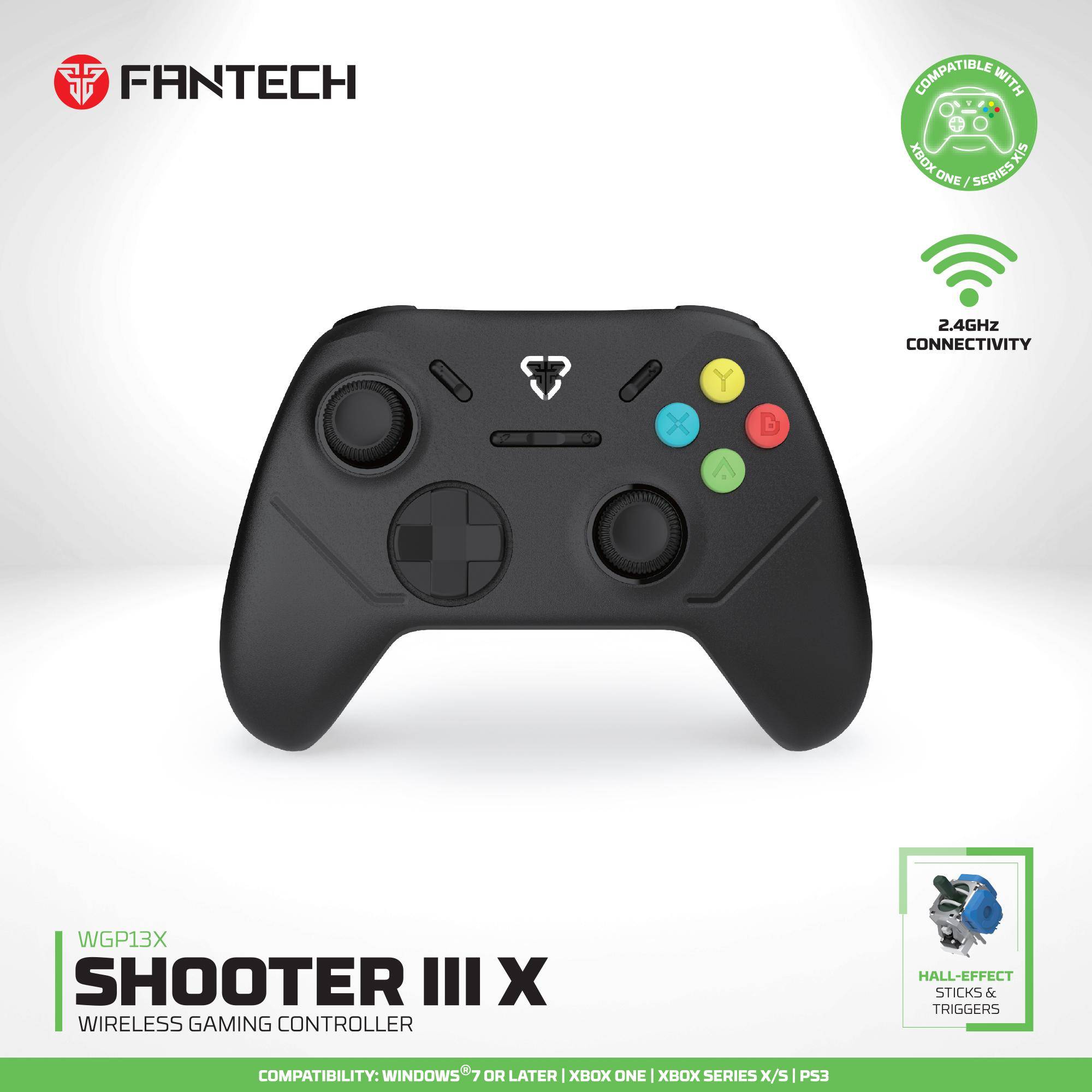 Fantech SHOOTER III WGP13X Gamepad Wireless Hall Effect untuk XBOX PC ...