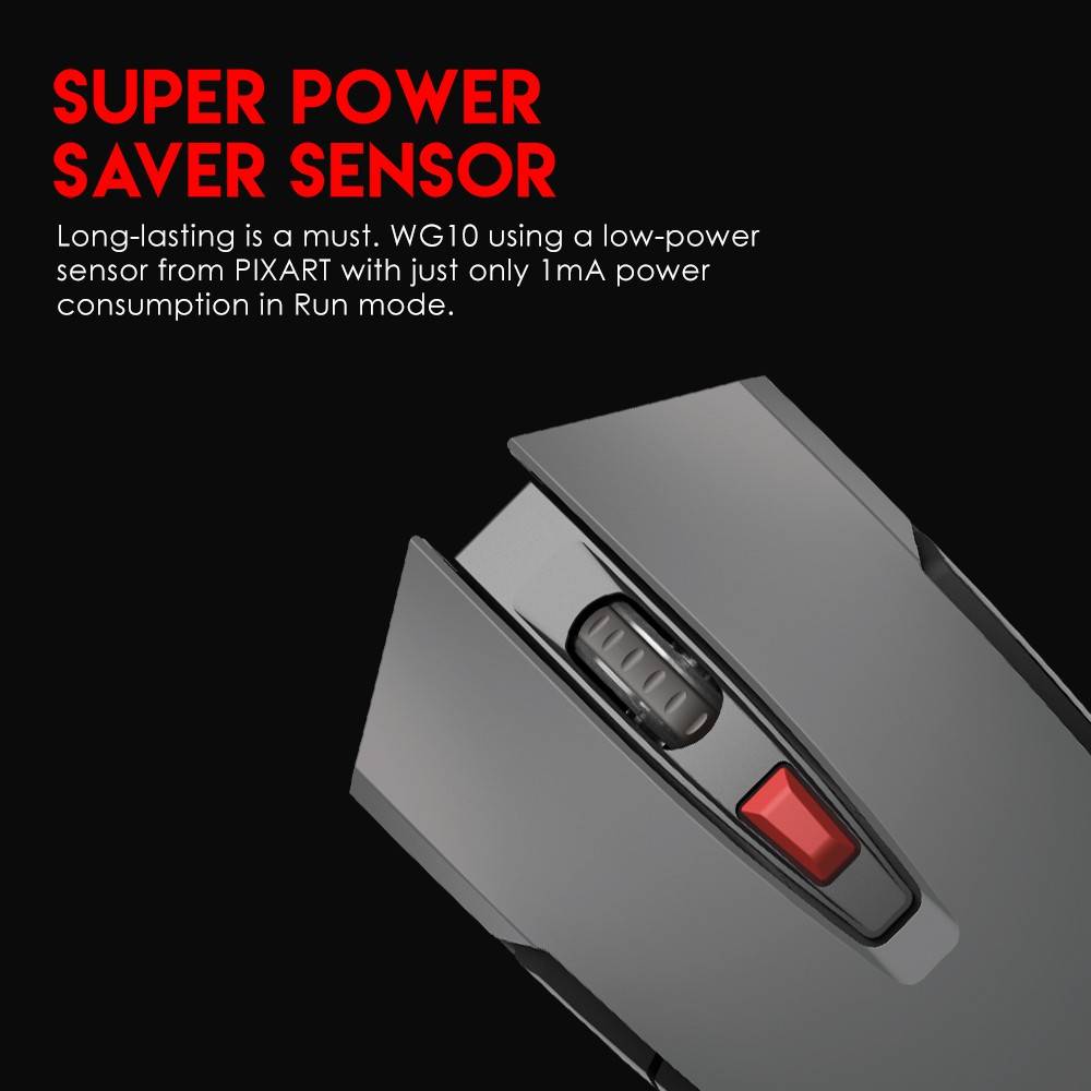 Fantech WG10 Raigor II 2000 DPI Wireless 2.4GHz Pro Gaming Mouse