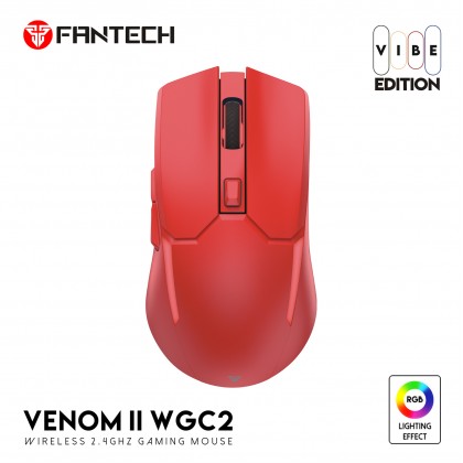 FANTECH WGC2 Wireless mouse Charging design RGB And 2400DPI Adjustable ...