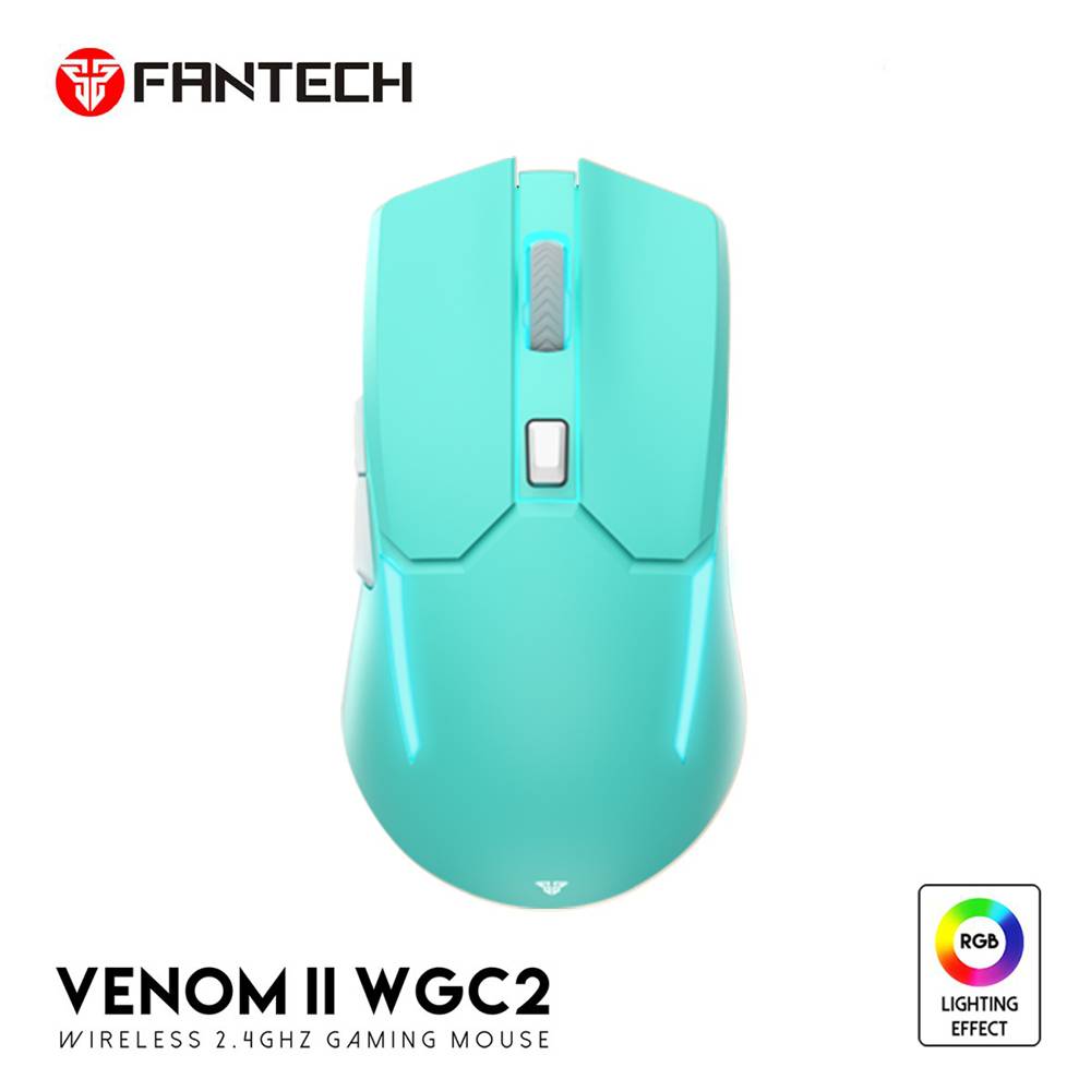 FANTECH WGC2 Wireless mouse Charging design RGB And 2400DPI Adjustable ...