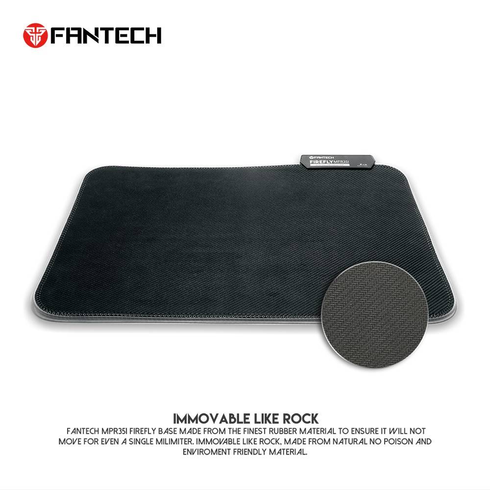 FANTECH MPR351 FIREFLY SOFT CLOTH RGB GAMING MOUSEPAD