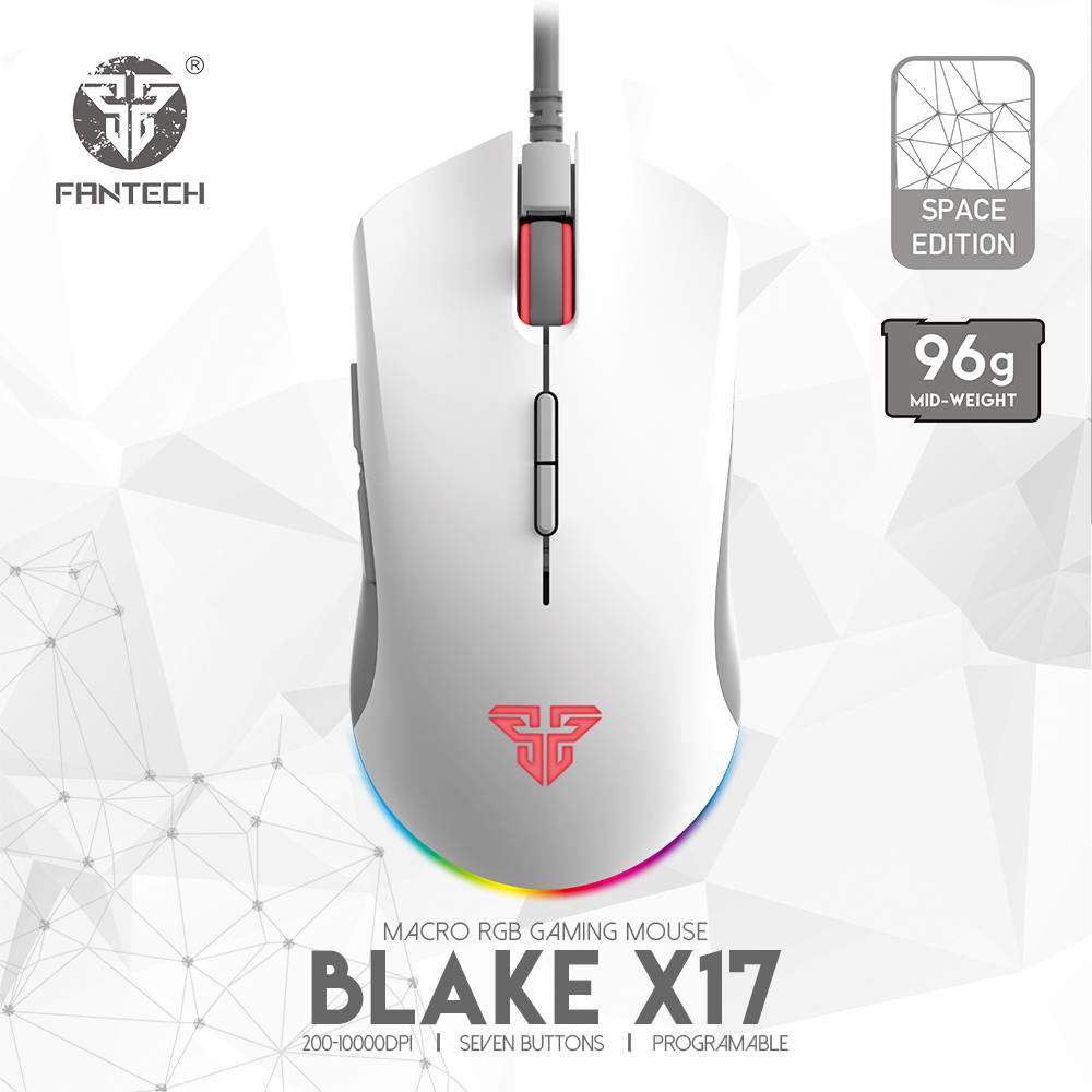 FANTECH X17 Blake Wired Macro RGB Gaming Mouse / WGC5 Blake Wireless ...