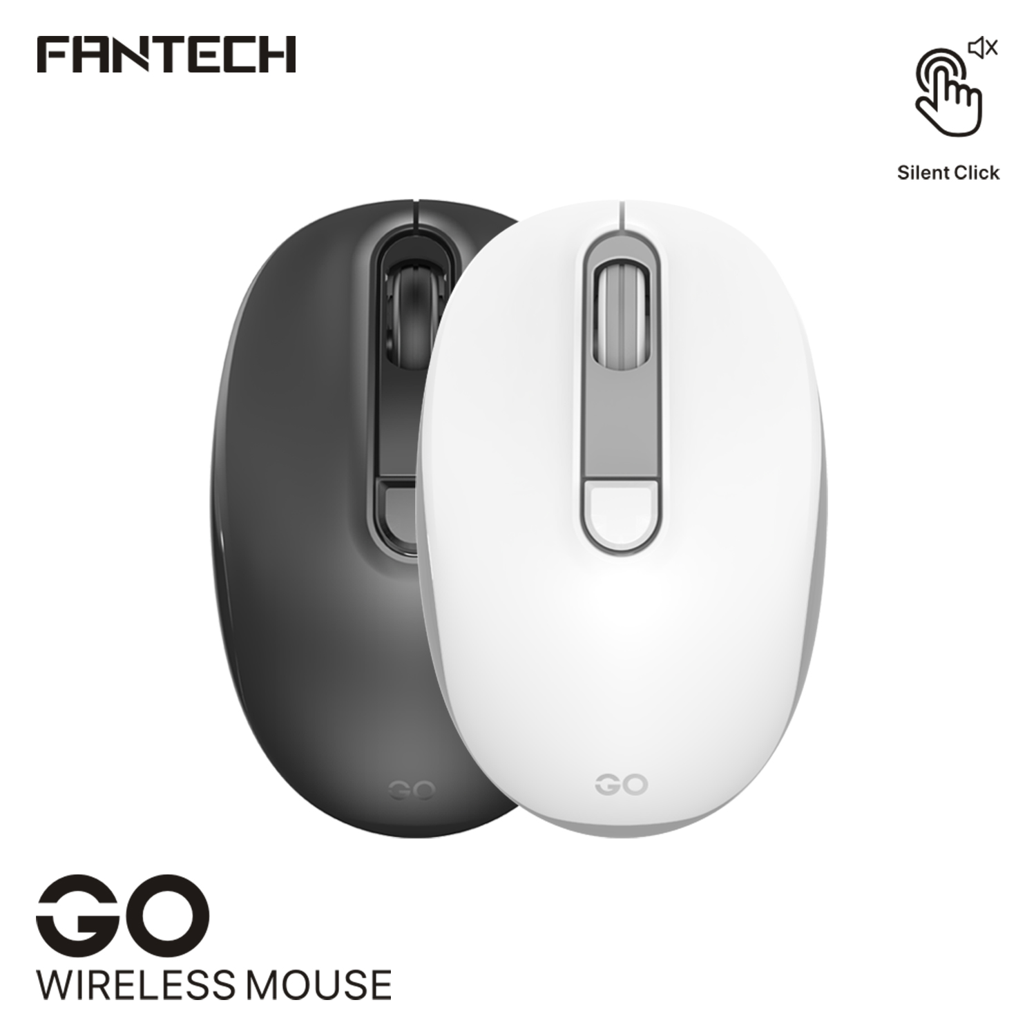FANTECH GO WIRELESS MOUSE W192 SILENT SWITCH OFFICE MOUSE